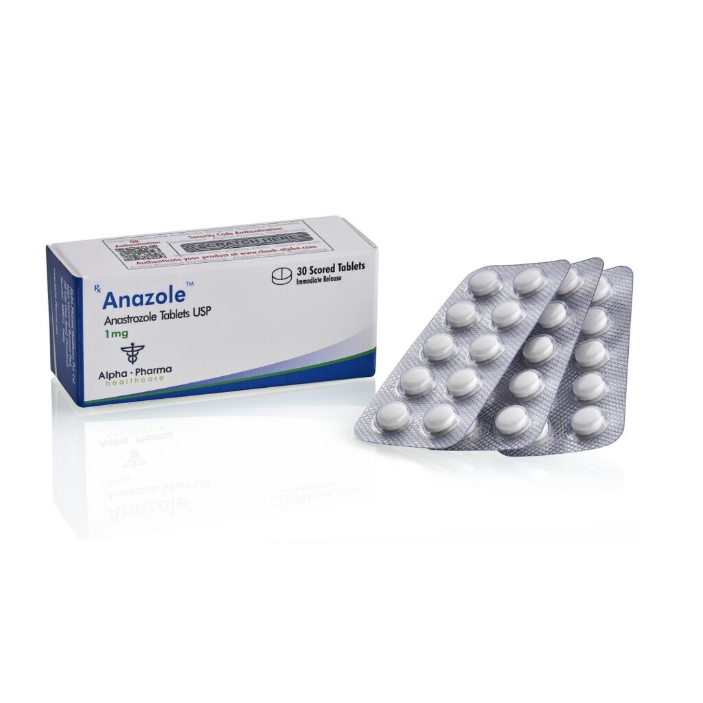 Buy Anazole [Anastrozole 1mg] - 30 Tabs - Alpha-Pharma