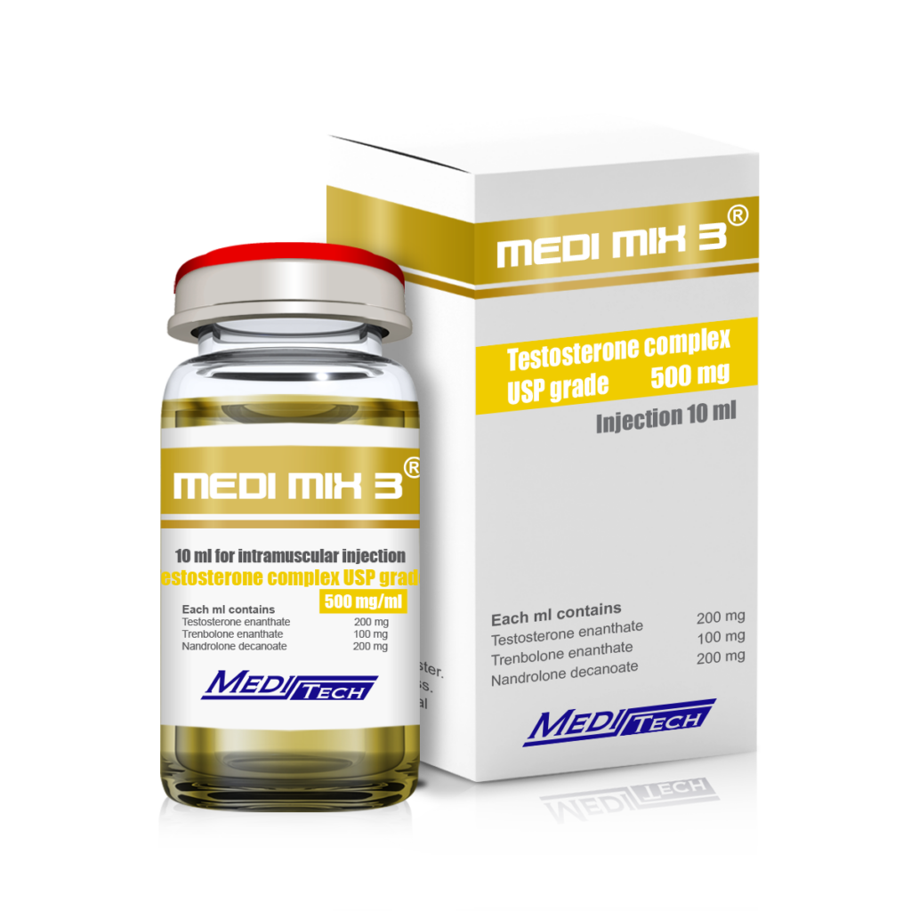 Medi Mix 3 [Testo E 200 + Tren E 100 + Deca 200] – 10ml – Meditech ...